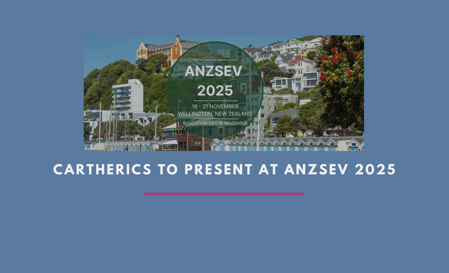 Cartherics to present at ANZSEV 2025 – Cartherics